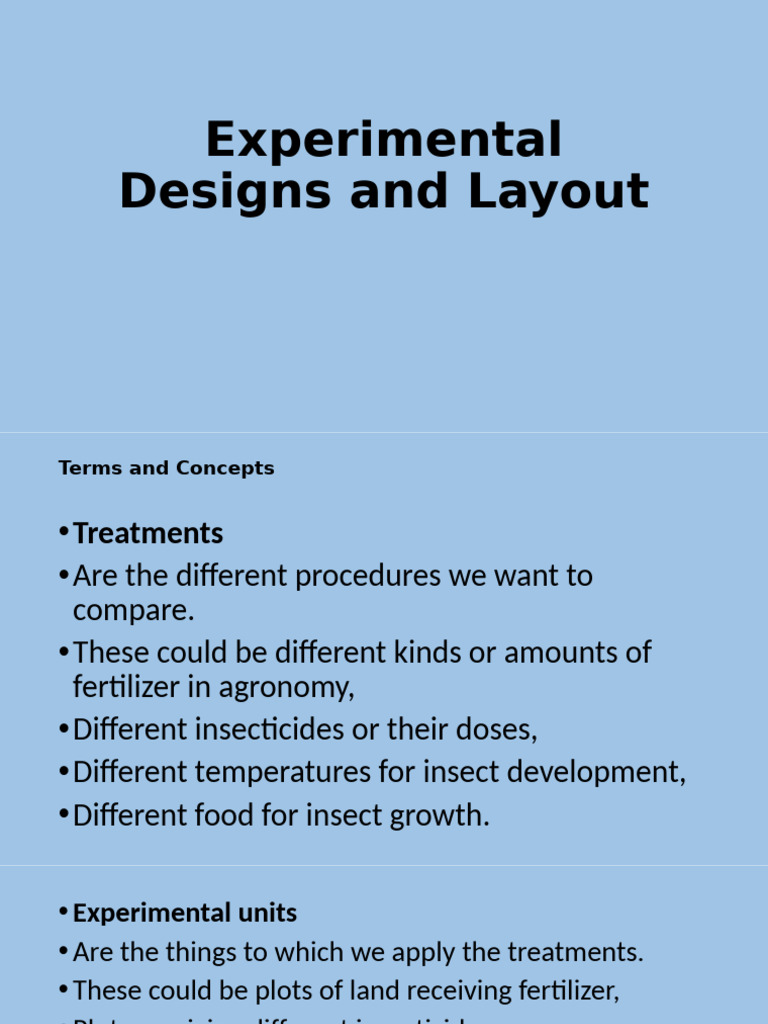 Randomized Complete Block Design Explained | PDF | Experiment | Placebo