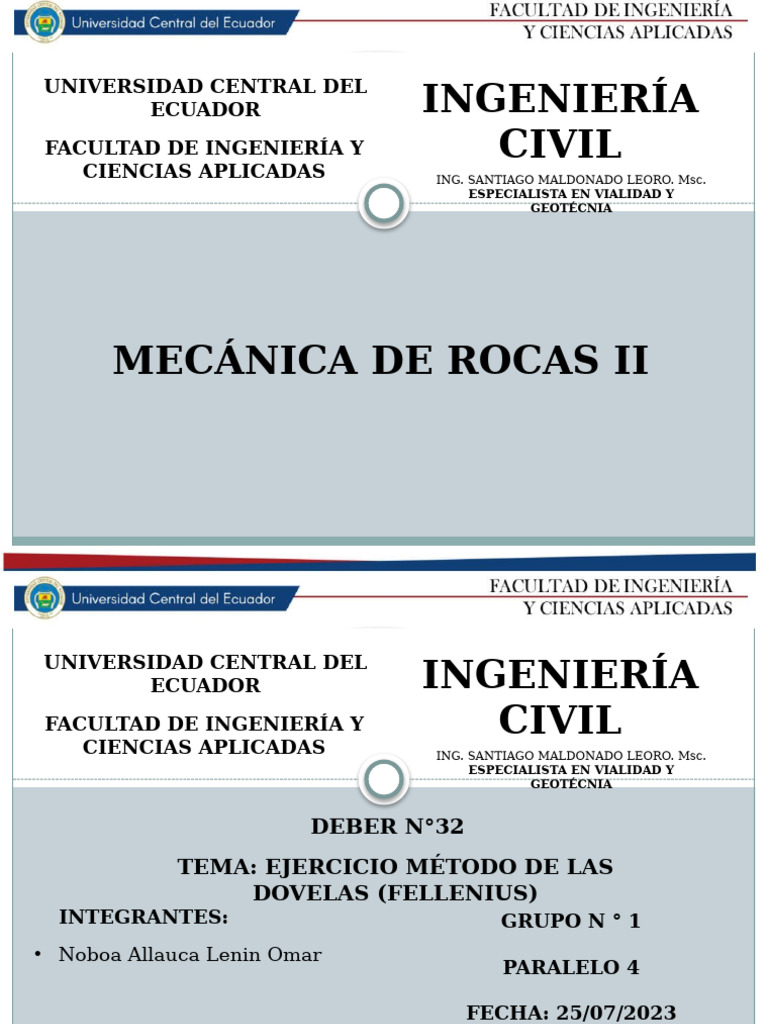 Estabilidad de Taludes: Método de Dovelas | PDF | Ingeniería
