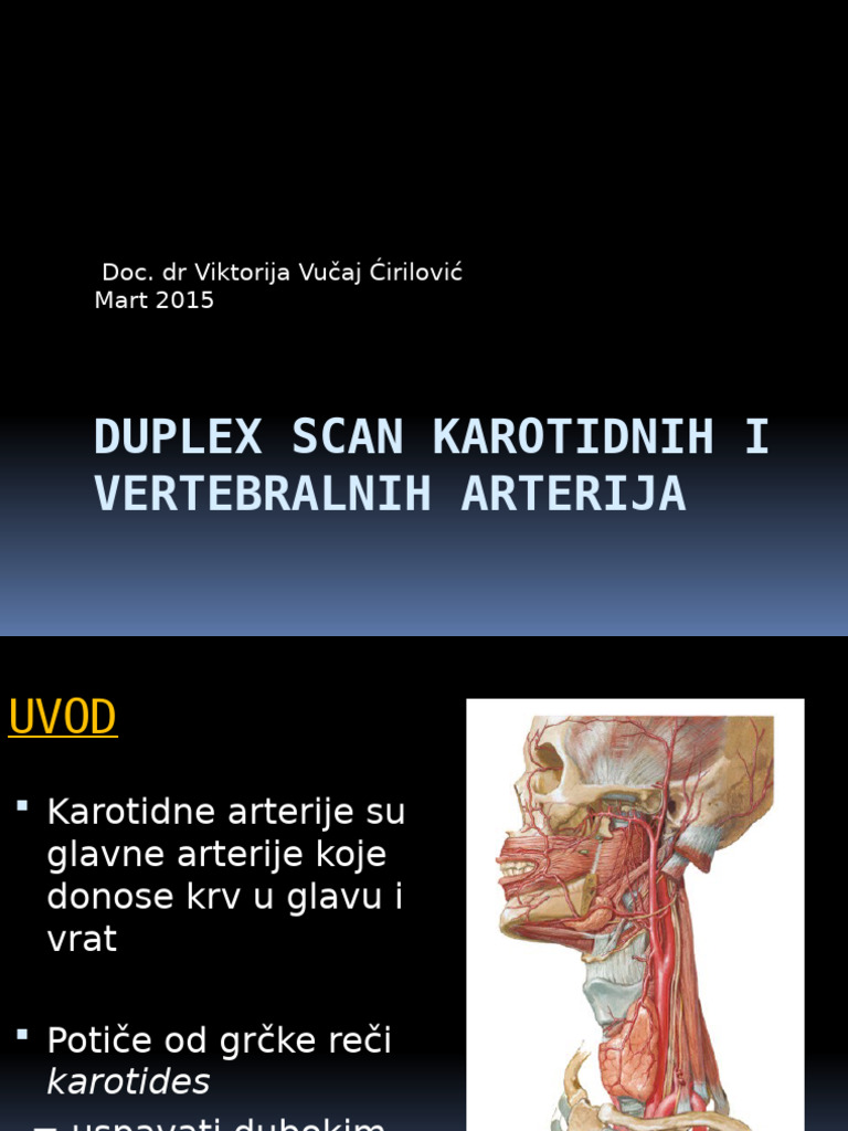 DOPLER SKOLA 2015 KAROTIDE | PDF
