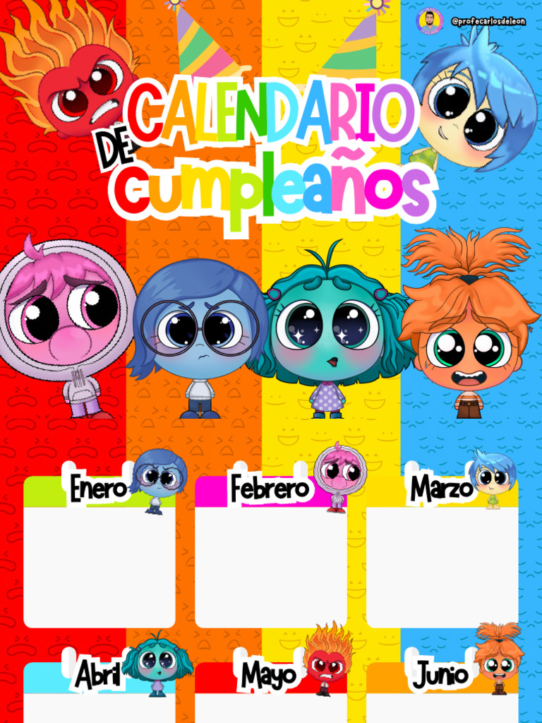 Calendario Cumples Intensamente | PDF