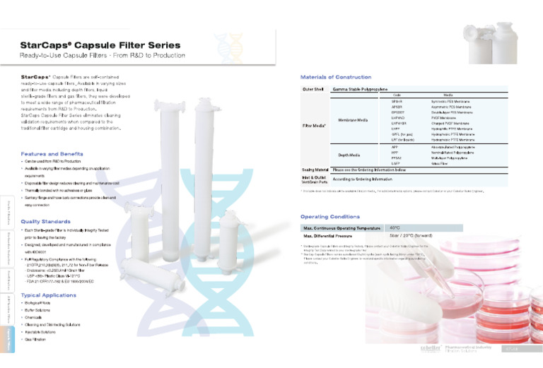 StarCaps Filtration | PDF