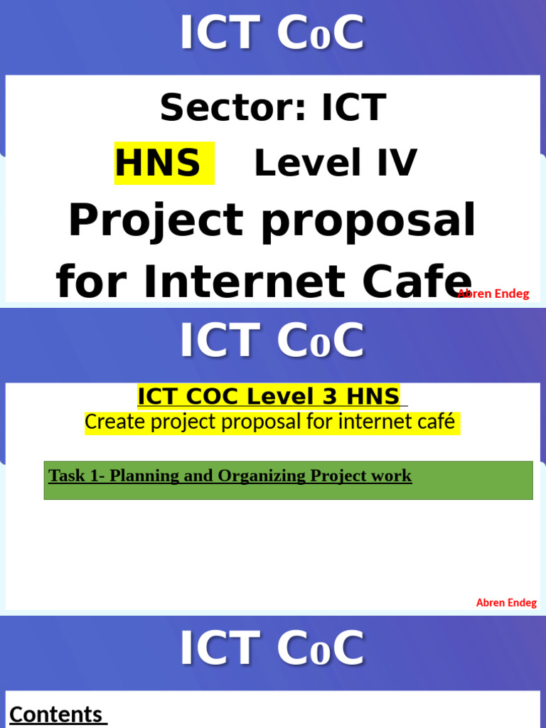 Internet Cafe Project Proposal Guide | PDF | Server (Computing) | Computer Network