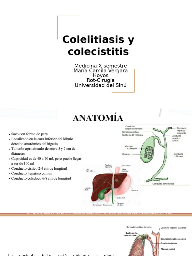 Coles X Camila-1 | PDF | Hígado | Vesícula biliar