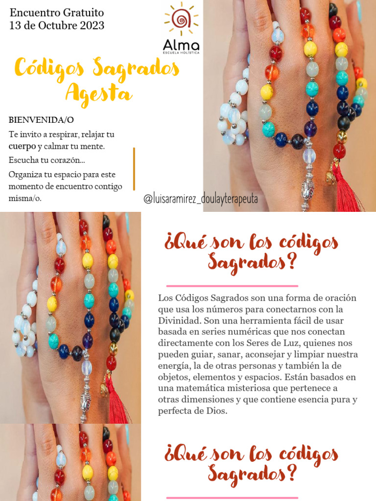 Diapositivas Codigos Sagrados | PDF | Oración