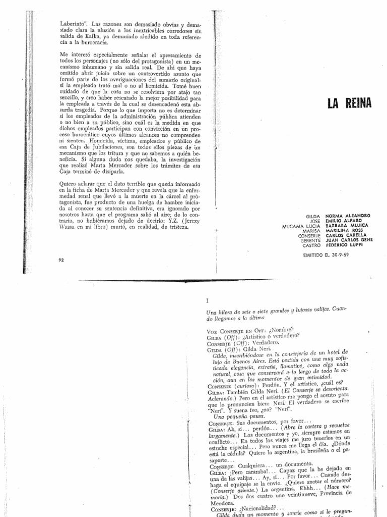 La Reina | PDF