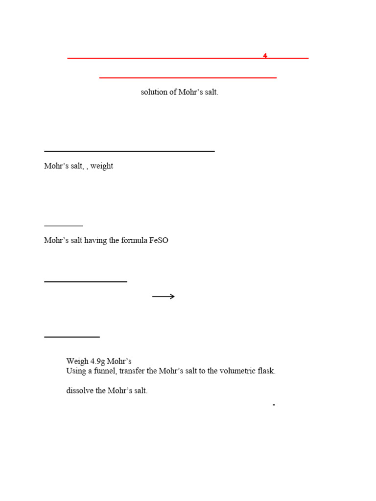 PRACTICAL GRADE 12 | PDF | Titration | Chemistry