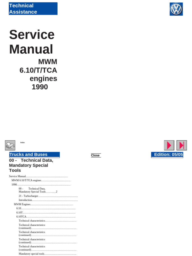 03 Motor Mwm 6.10 Tca | PDF | Fuel Injection | Engines