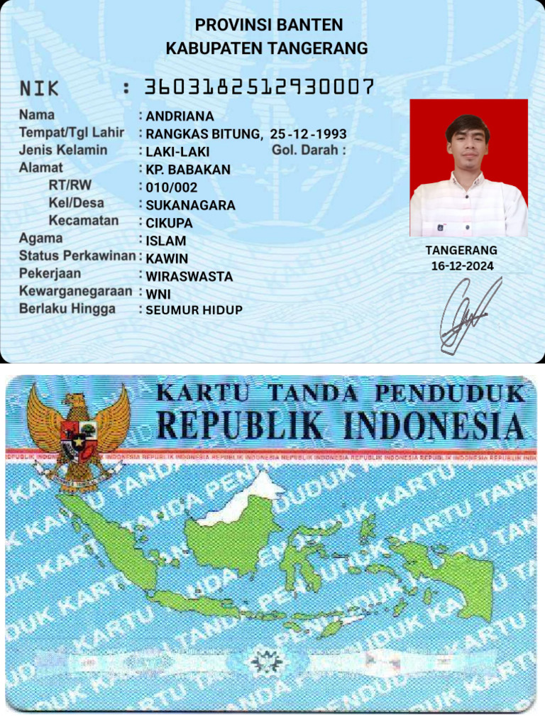 E-KTP Andriana | PDF