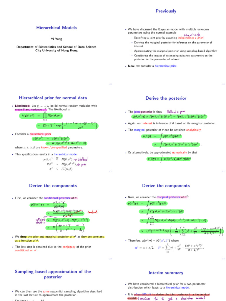 Hierarchical Bayesian Models Explained | PDF | Quantitative Research ...