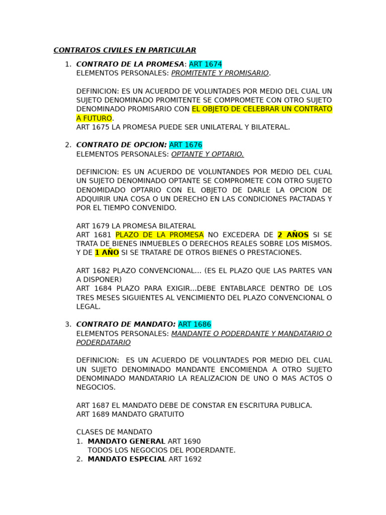 Contratos Civiles y Mercantiles | PDF | Donación | Seguro