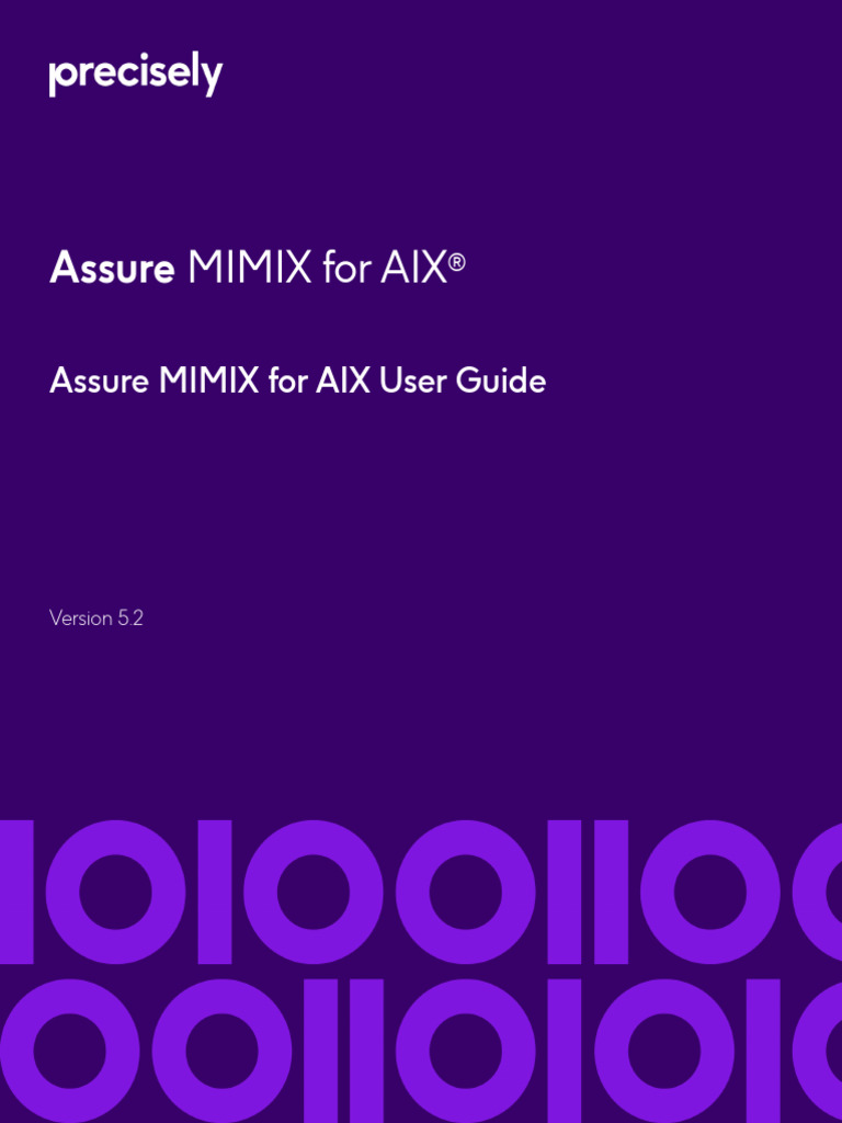 Assure MIMIX For AIX User Guide | PDF | Replication (Computing) | Command Line Interface