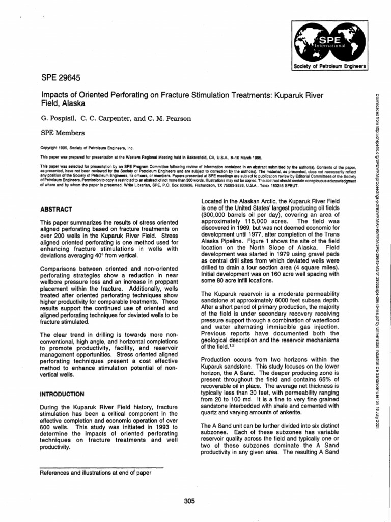 Impacts of Oriented PErforating On Fracture Stimulation Treatments ...