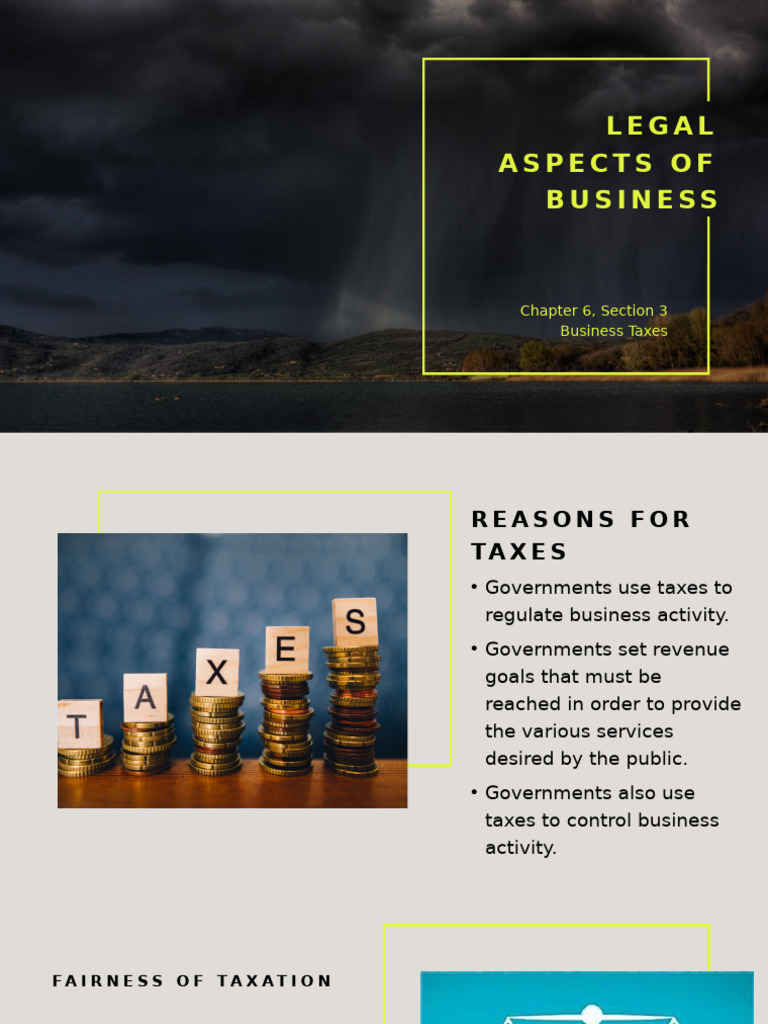 Understanding Business Taxes and Types | PDF | Taxes | Progressive Tax