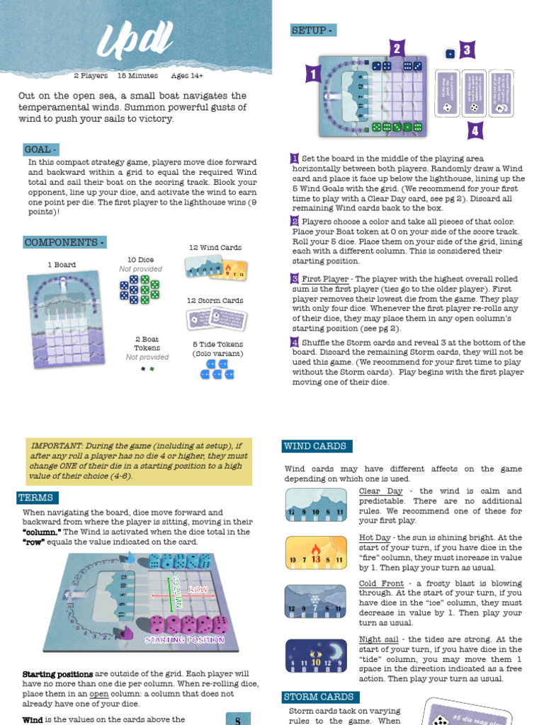 Tack Rules - standard | PDF | Wound | Dice