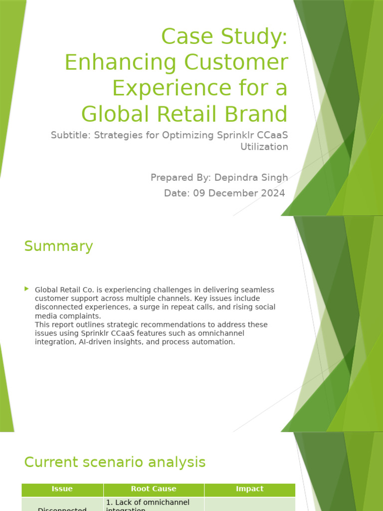 Sprinklr Case Study | PDF | Automation | Customer Satisfaction