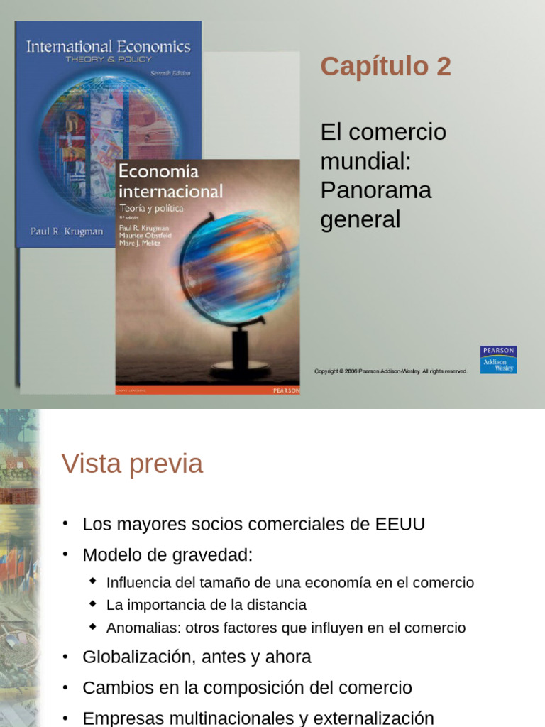 Capítulo 2: El Comercio Mundial: Panorama General | PDF | Comercio ...