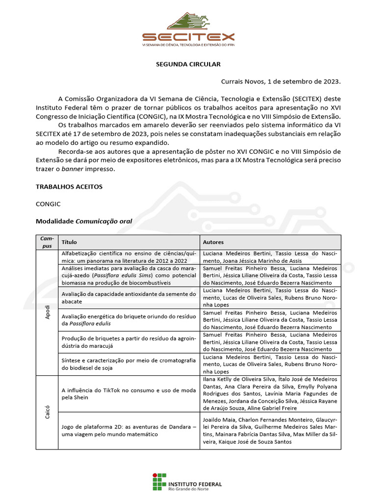 Segunda Circular | PDF