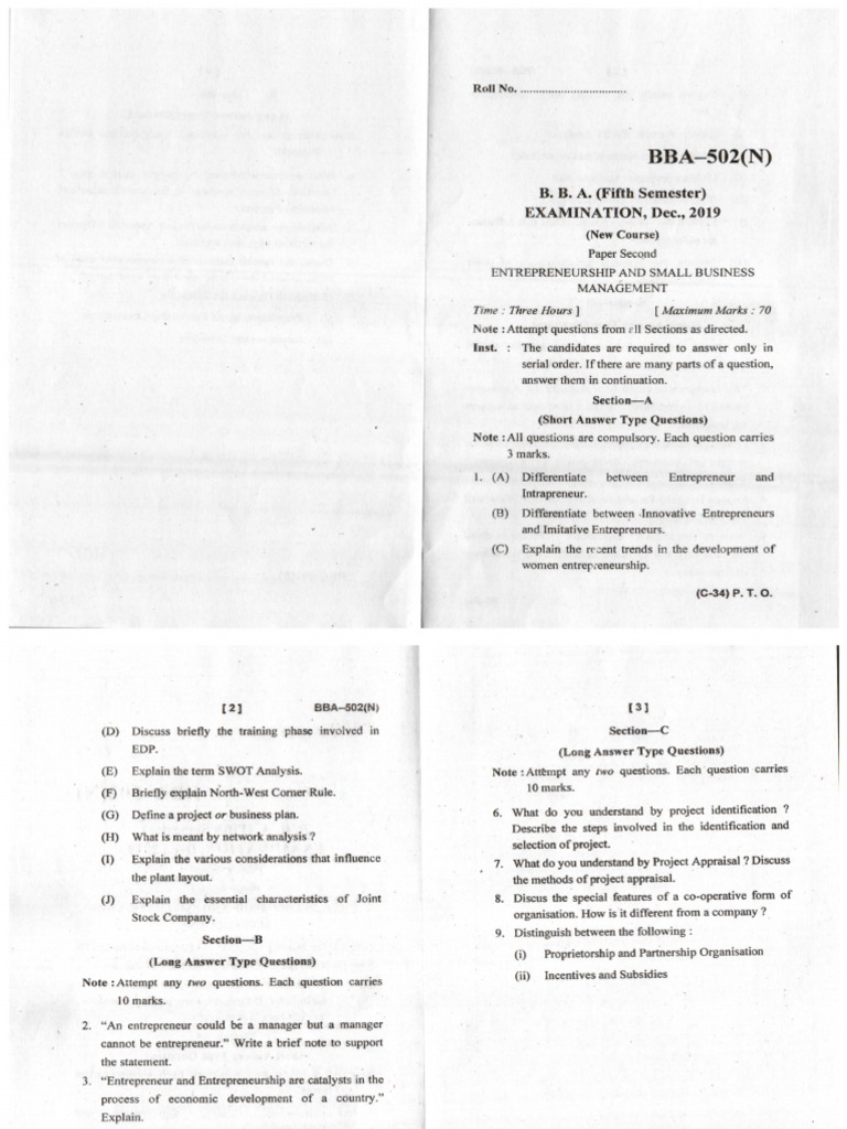 BBA-502 | PDF | Entrepreneurship | Economies