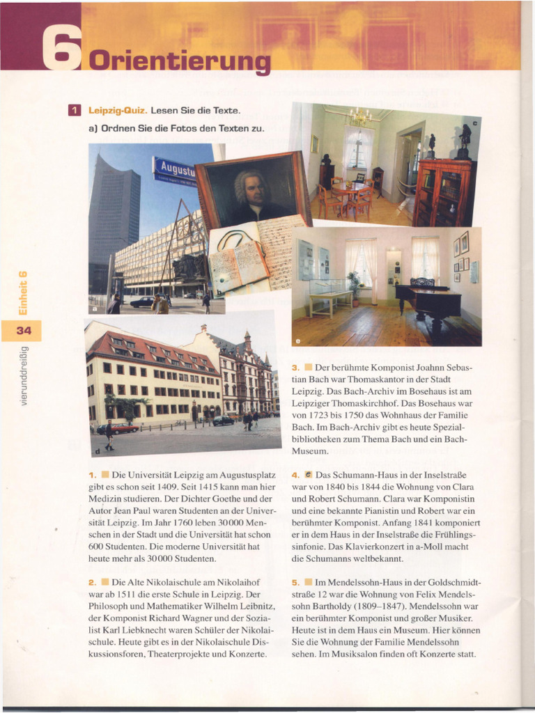 Lektion 6 - Übungen | PDF