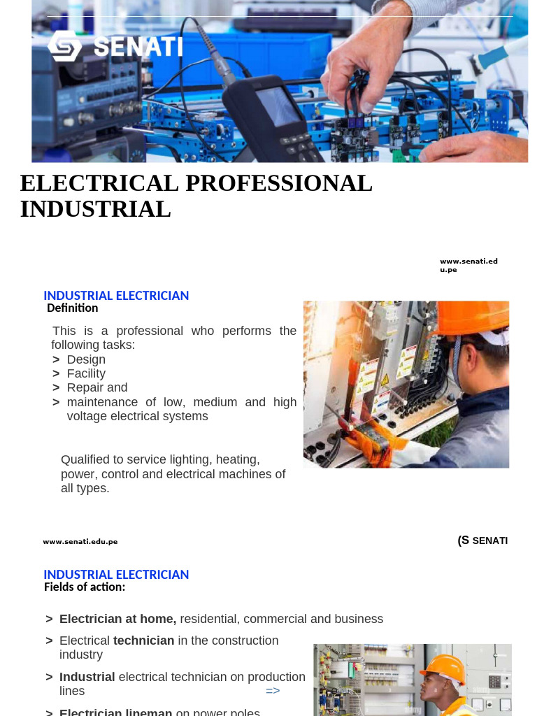 Industrial Electrician Job | PDF | Electrician | Electrical Equipment