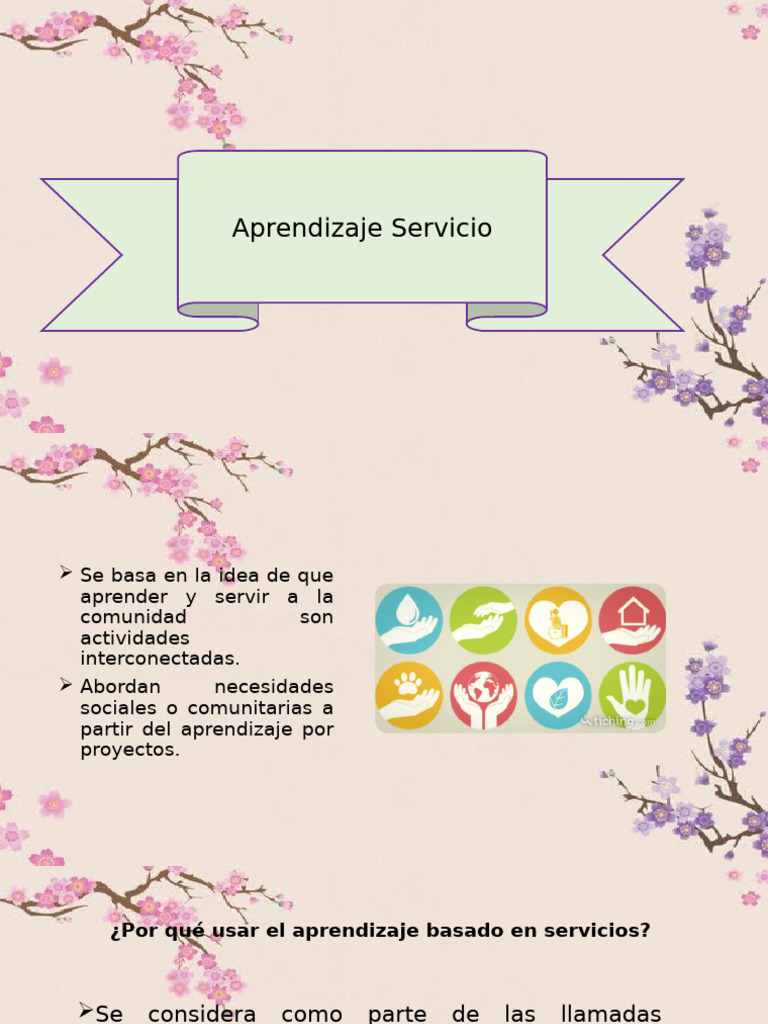Aprendizaje Servicio | PDF | Sevicio de aprendizaje | Aprendizaje