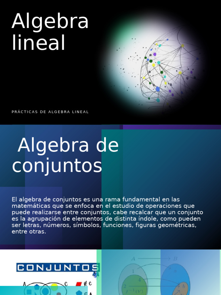Fundamentos del Álgebra de Conjuntos | PDF | Álgebra | Probabilidad