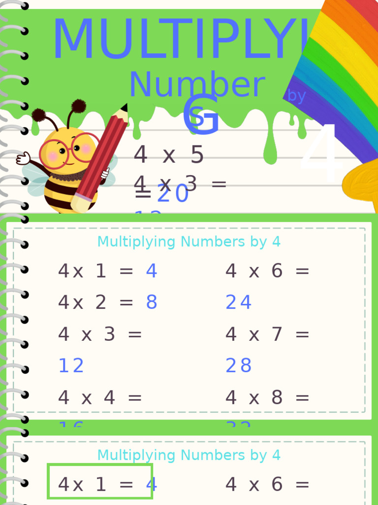 Multiplying by 4 | PDF