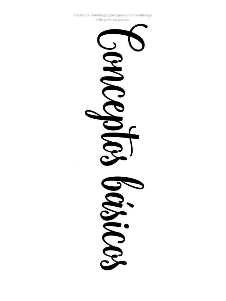 Generador de Lettering y Caligrafía | PDF