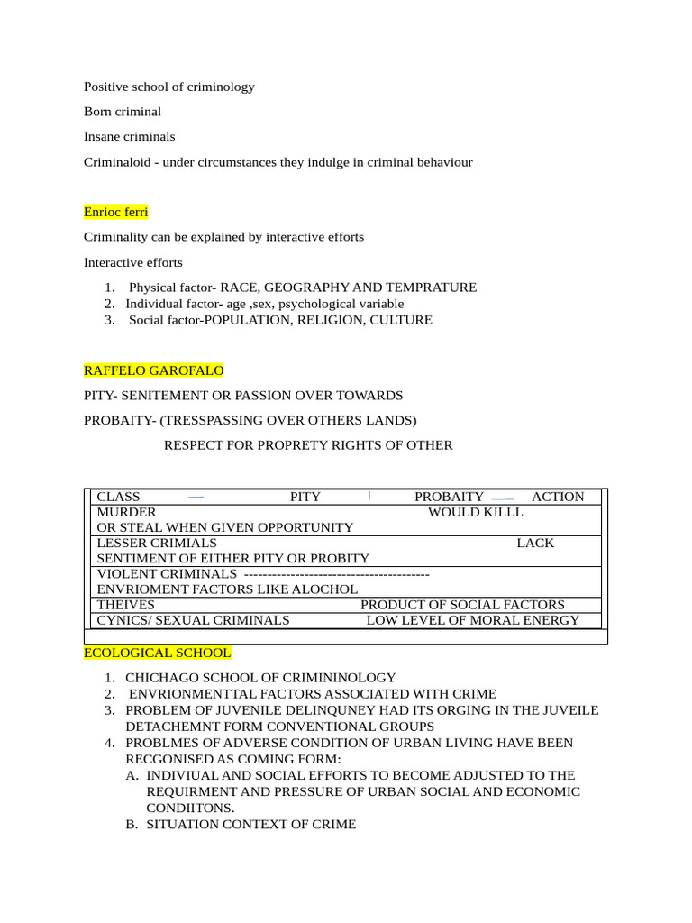 CRIMINOLOGY | PDF | Crime & Violence | Crimes