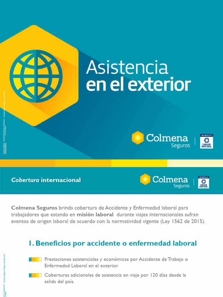 Colmena Seguros Asistencia en El Exterior | PDF