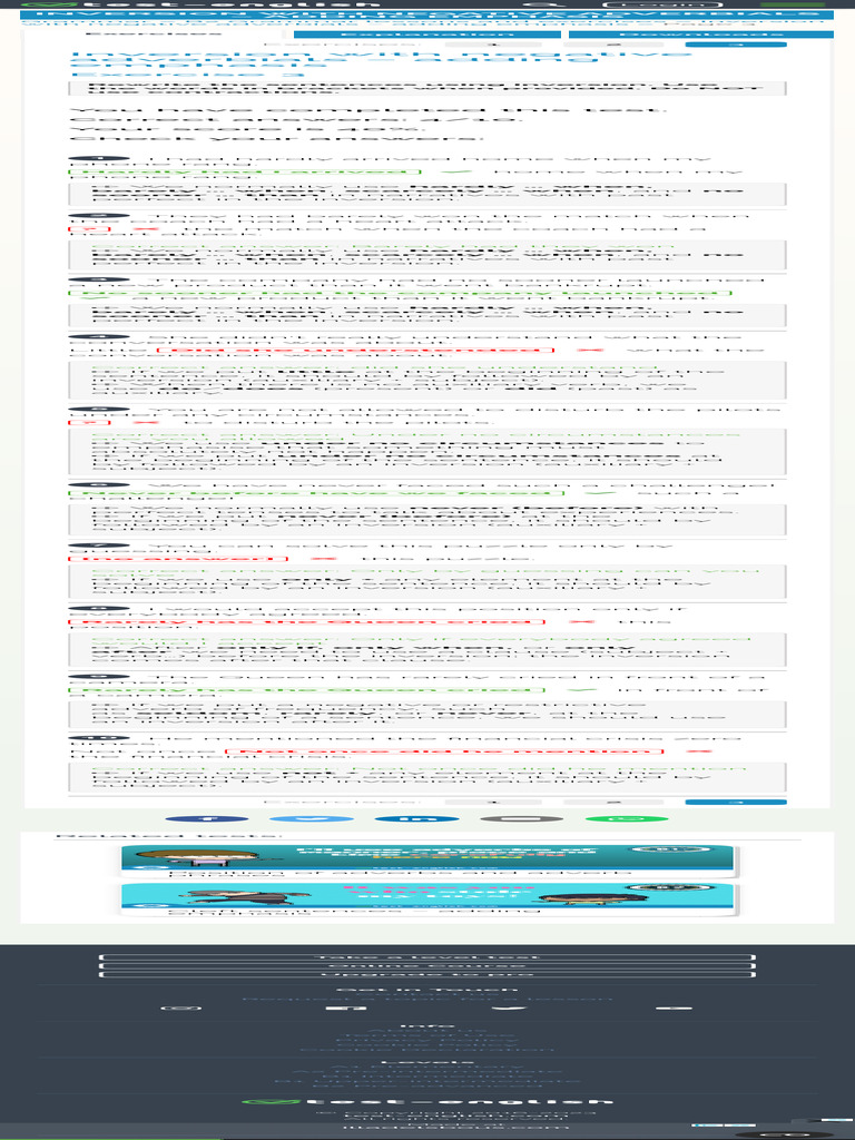 Inversion With Negative Adverbials - Adding Empha | PDF | Subject ...