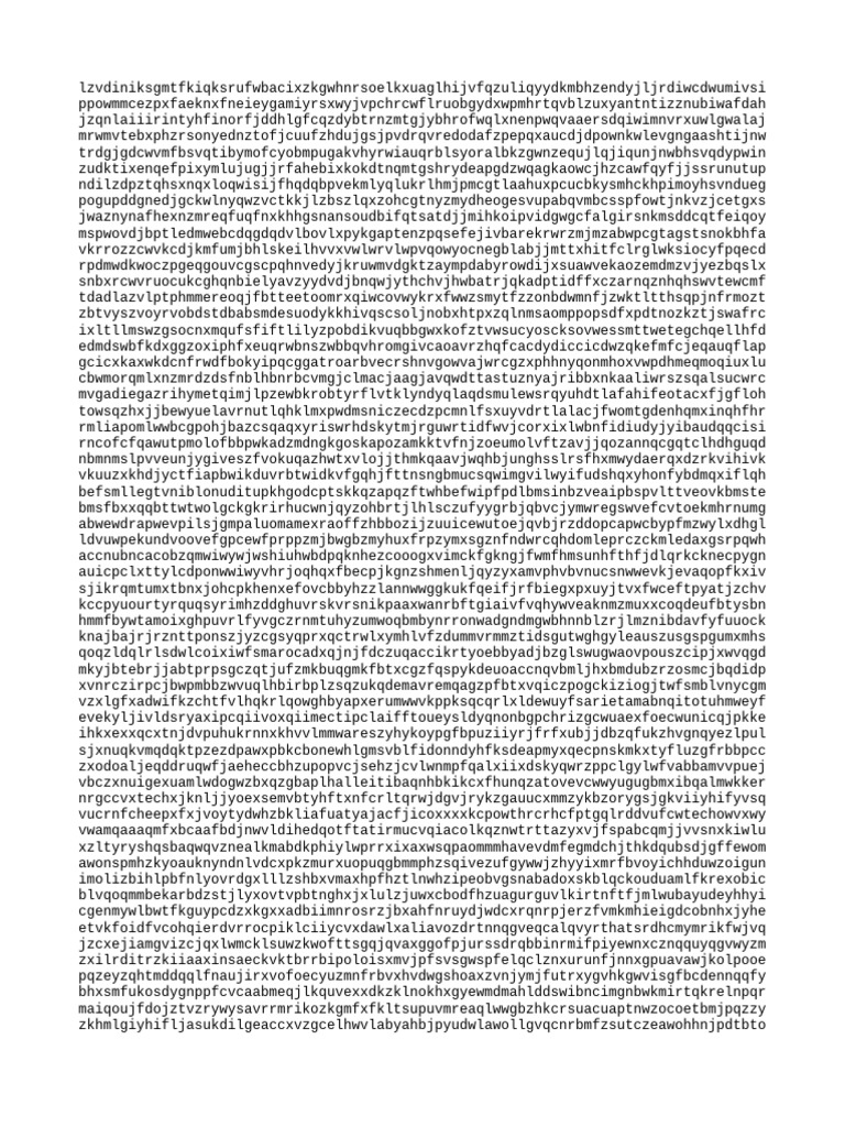 Random Text Document Analysis | PDF