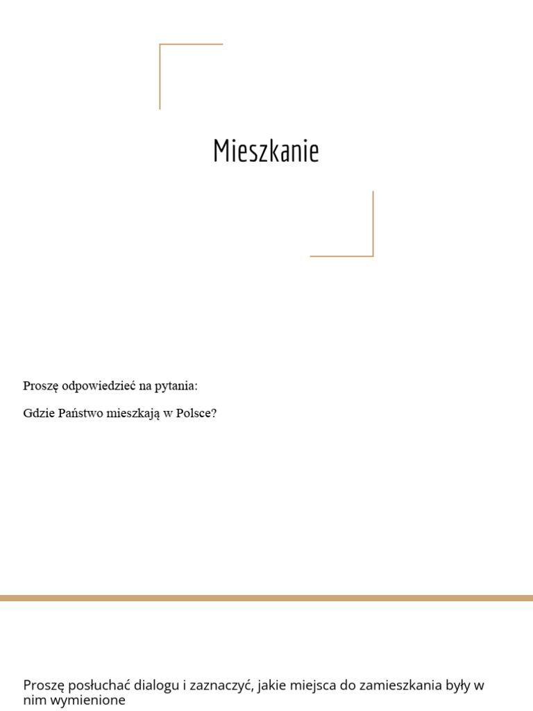 Mieszkanie | PDF