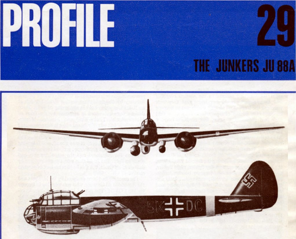 Profile Publications - Aircraft Profile 029 Ju-88A Aircraft Profile 029 ...