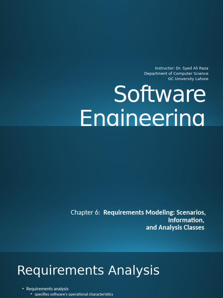 Lecture 5 Software Engineering CS-2105 | PDF | Use Case | System