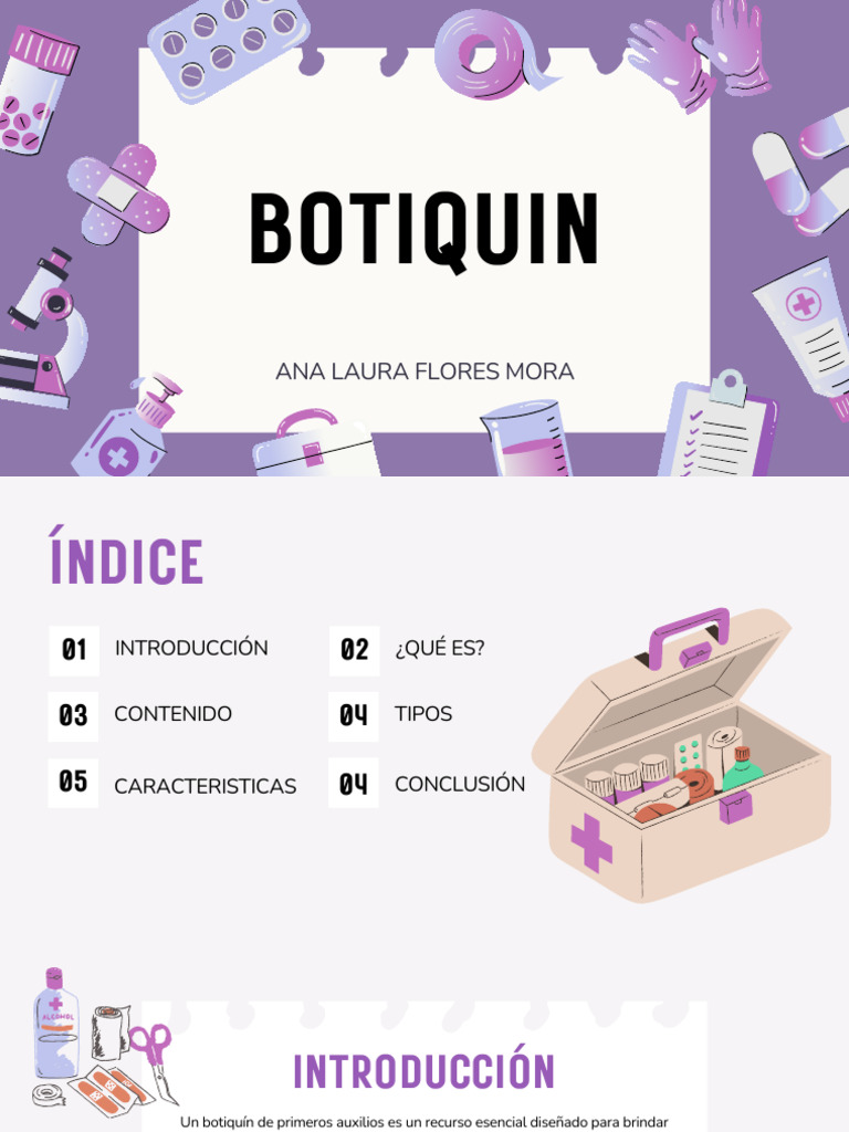 Botiquin | PDF | Primeros auxilios