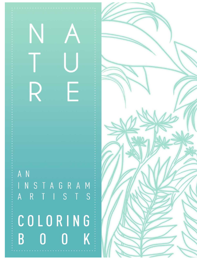 Libro para Colorear Naturaleza - PDF | PDF