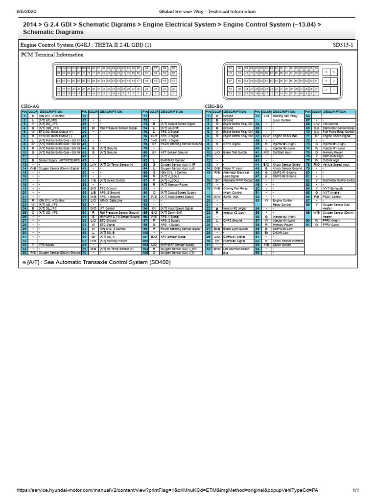 2014 G 2.4 GDI- | PDF | Relay | Electrical Components