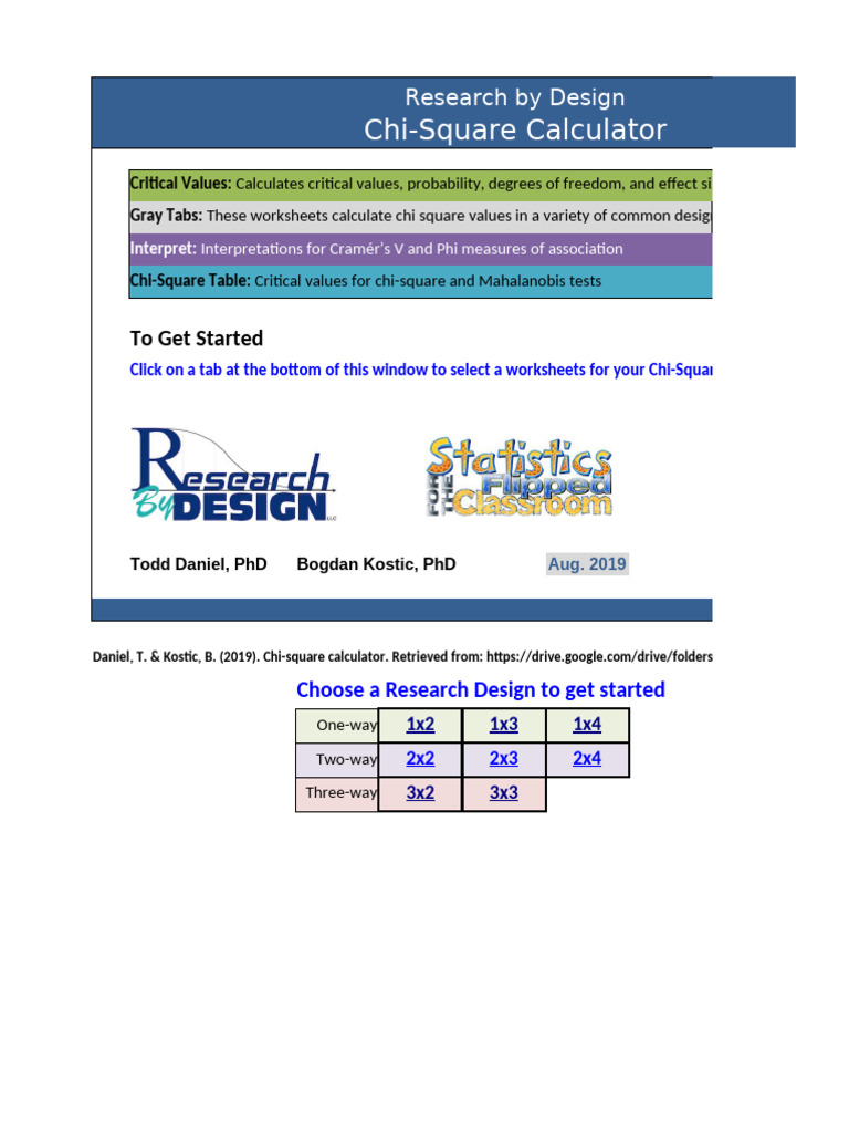 Chi Square Calculator RBD | PDF | Chi Squared Test | Statistical Analysis