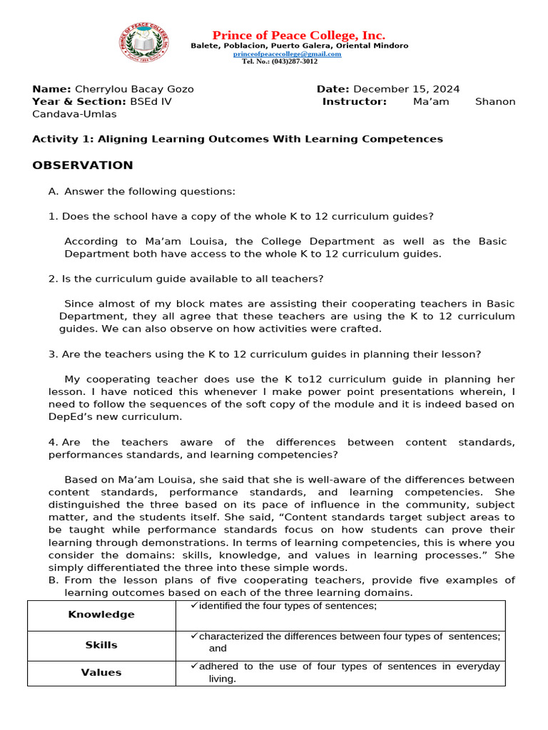 DOMAIN-4-LESSON-21 (1) | PDF | Learning | Curriculum