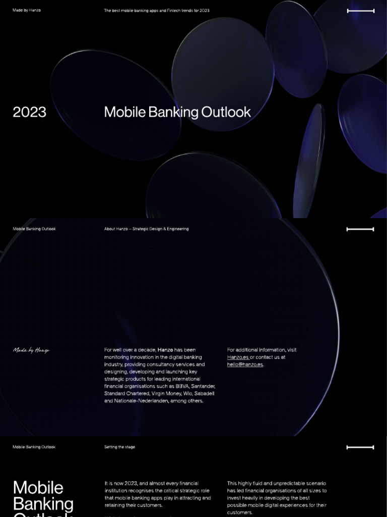 2023 Mobile+Banking+Outlook Hanzo | PDF