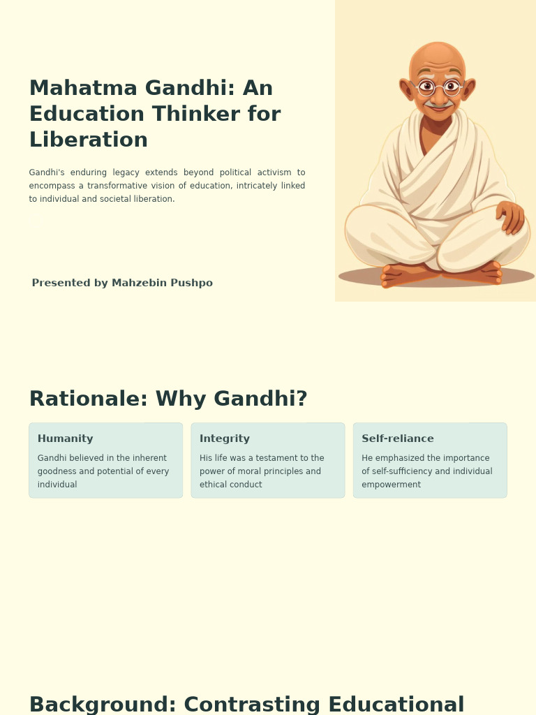 Presentation-on-Mahatma-Gandhi-An-Education-Thinker-for-Liberation 1 ...