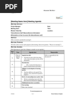 Meeting Minutes Template (MoM) | PDF