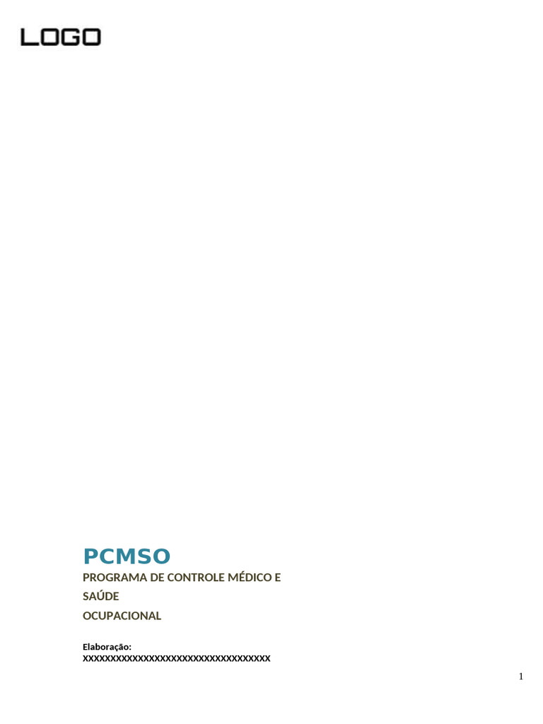 NR07 - Modelo de PCMSO v2 - Jan 2024 | PDF | Audição | Desperdício