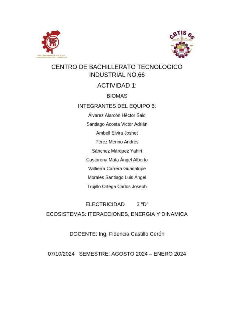 Biomas de México: Características y Tipos | PDF | Mar | Los bosques