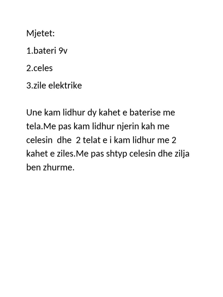 Mjetet | PDF