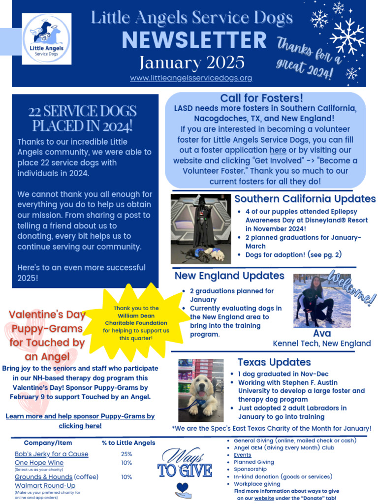 January 2025 Newsletter | PDF | Dog Breeds | Dogs