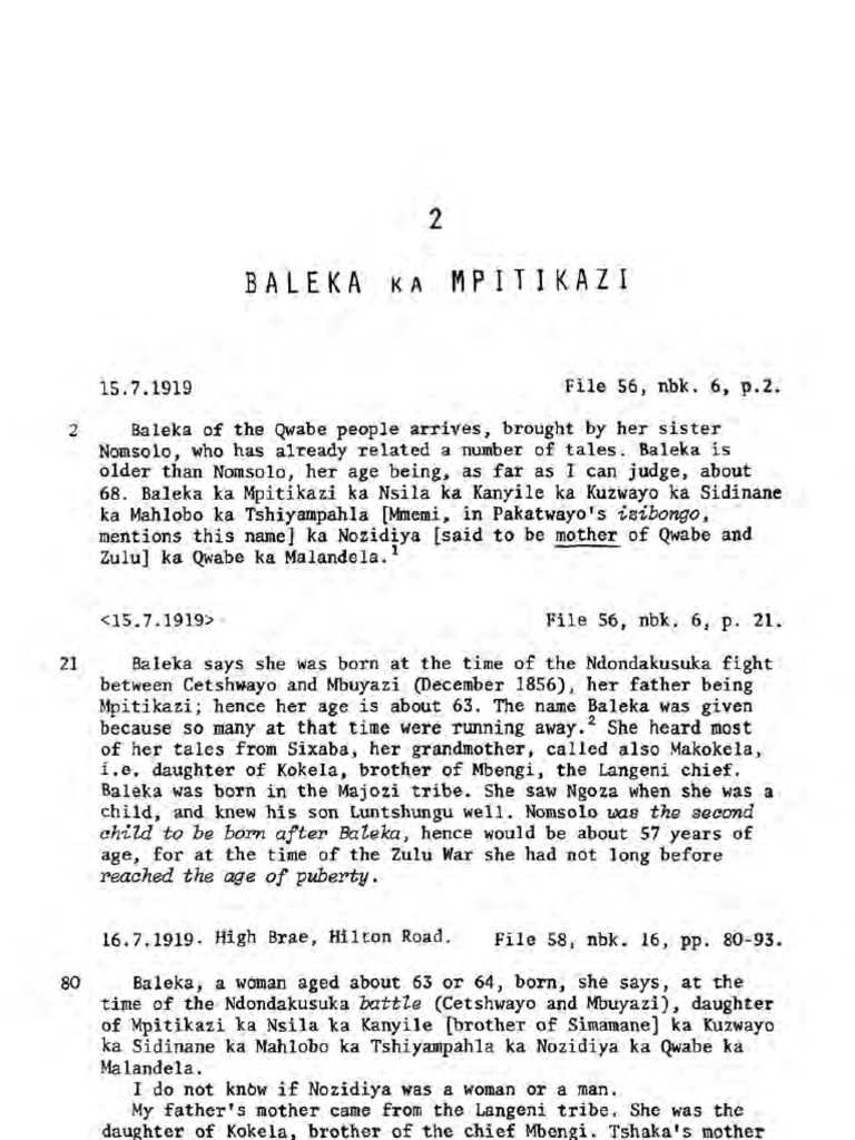 baleka kampithikazi | PDF