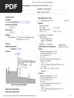 Jabacus - Snow Drift Load - Obstruction - Calculator - RTU 3&4 | PDF