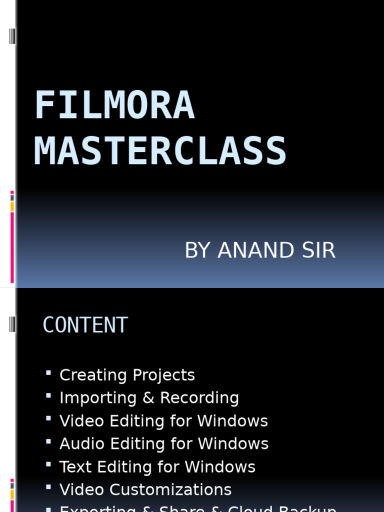 FILMORA | PDF